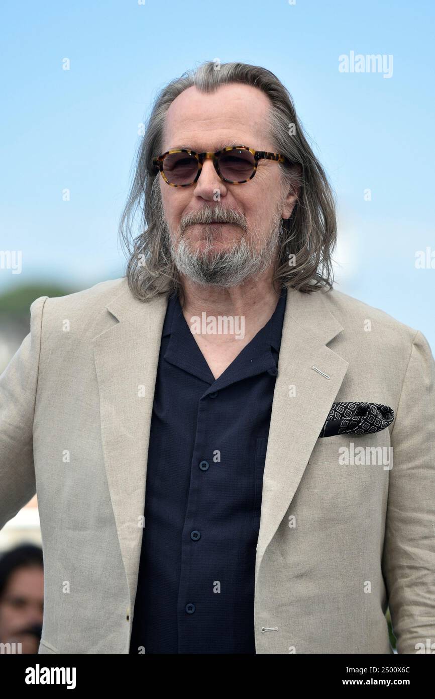 77th Cannes Film Festival, May 22, 2024: actor Gary Oldman posing ...