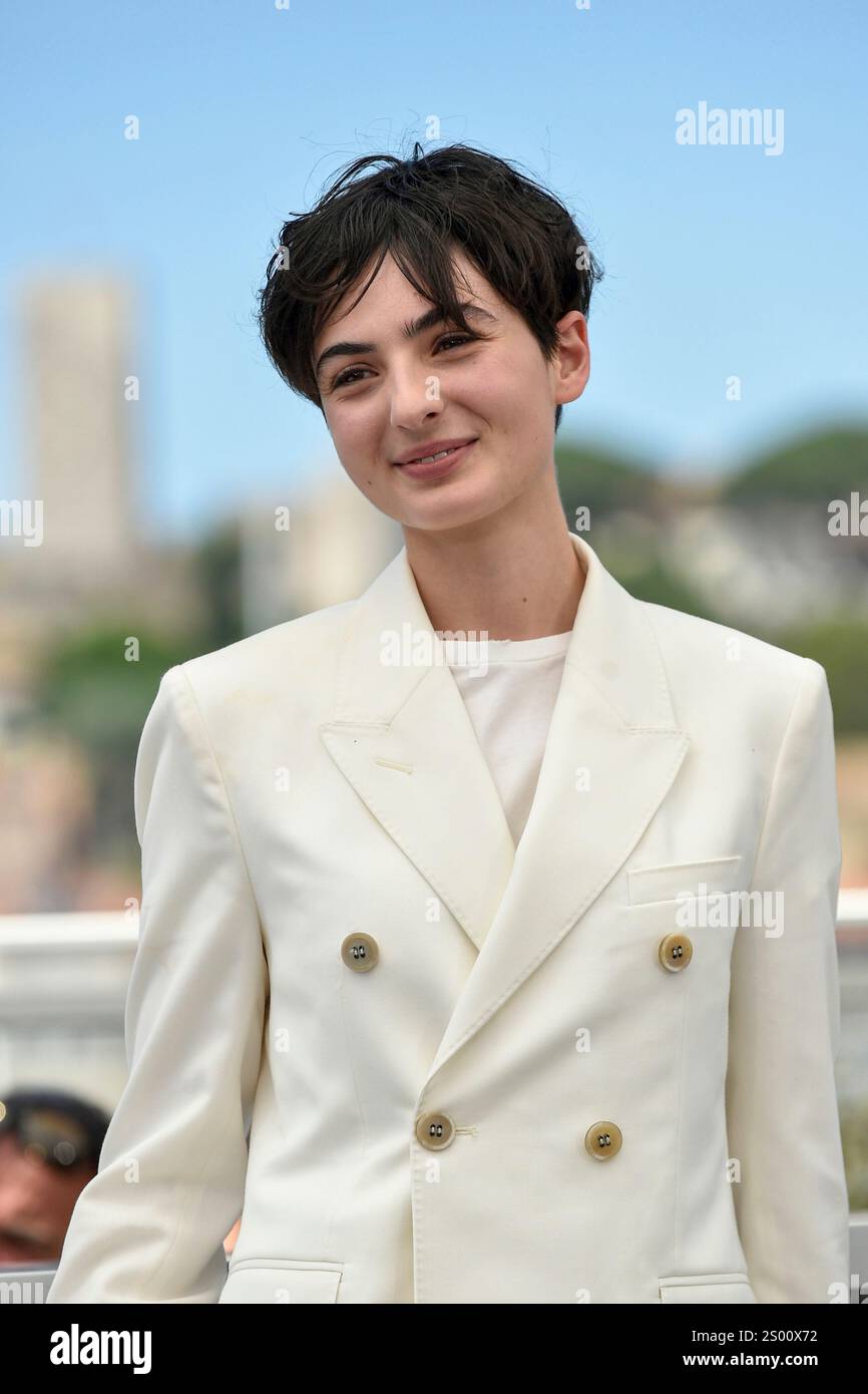 Actress Tecla Insolia posing during a photocall on the occasion of the ...