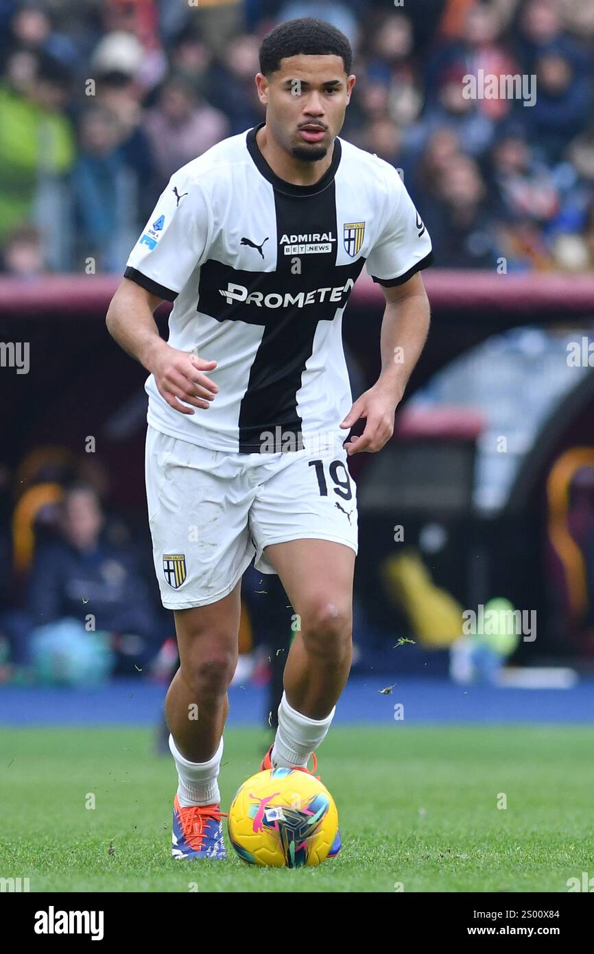 Simon Sohm of Parma seen in action during the Serie A match between ...