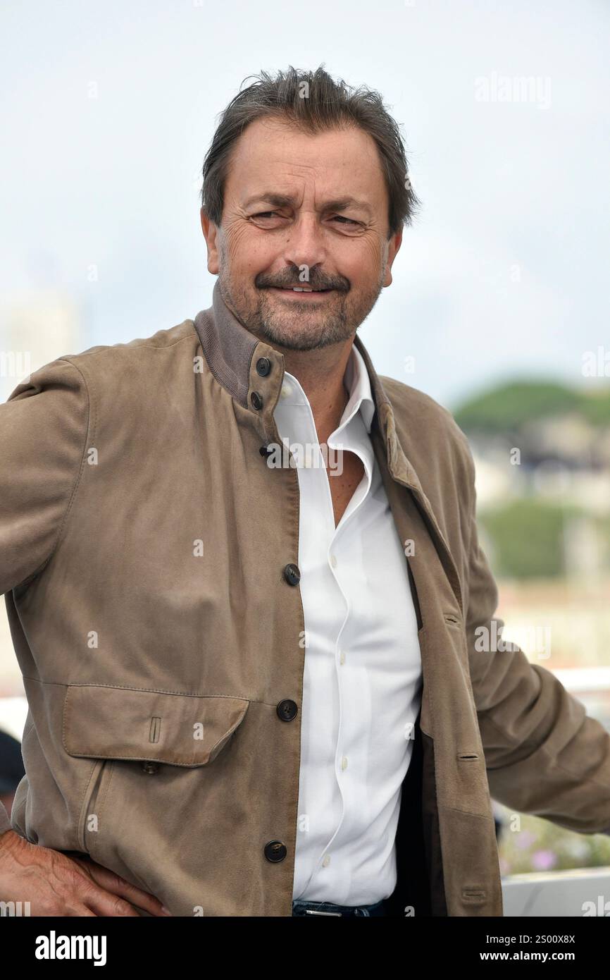 77th Cannes Film Festival, May 24, 2024: Henri Leconte posing during the photocall of the film ...