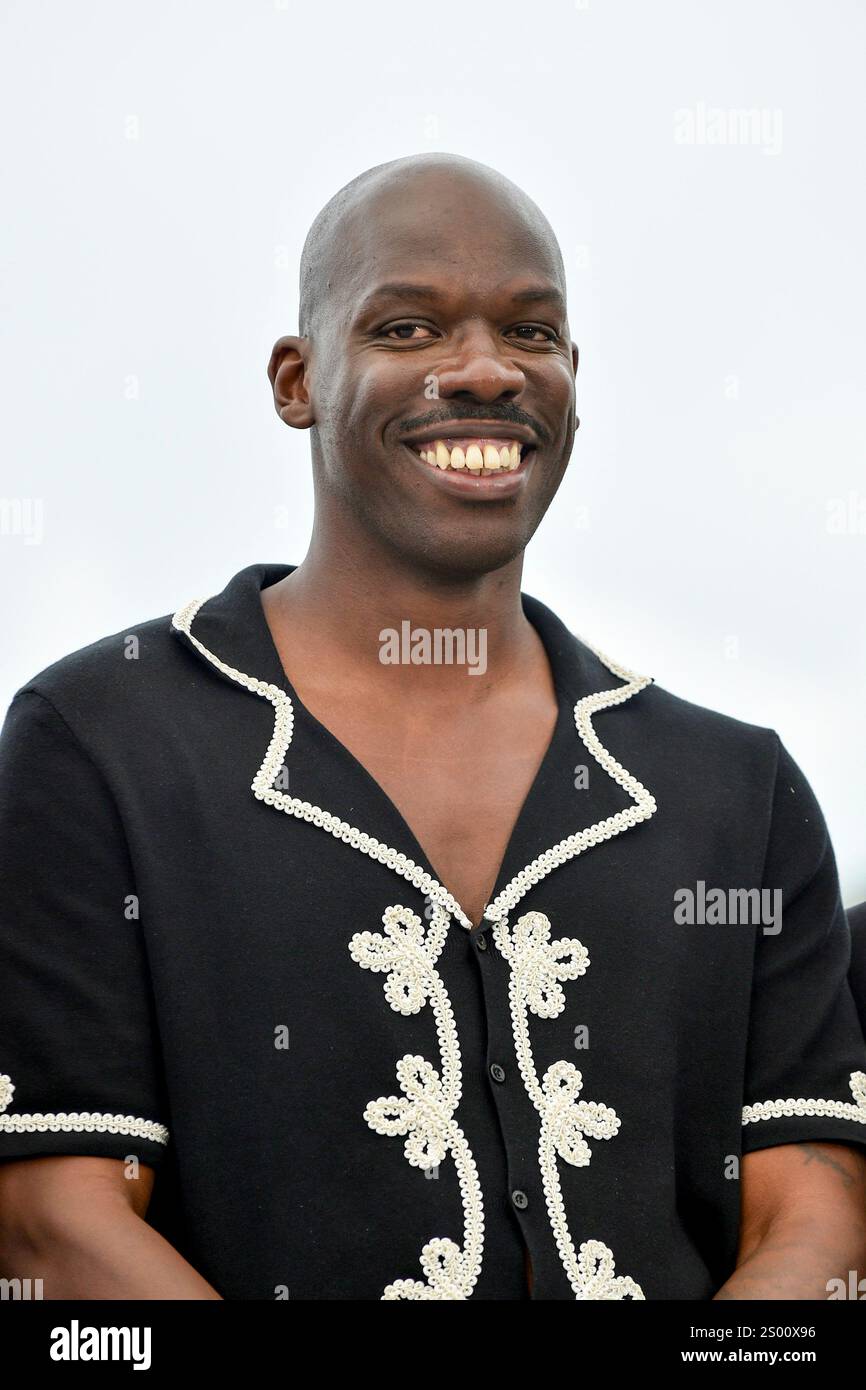 77th Cannes Film Festival, May 24, 2024: actor Jean-Pascal Zadi posing ...