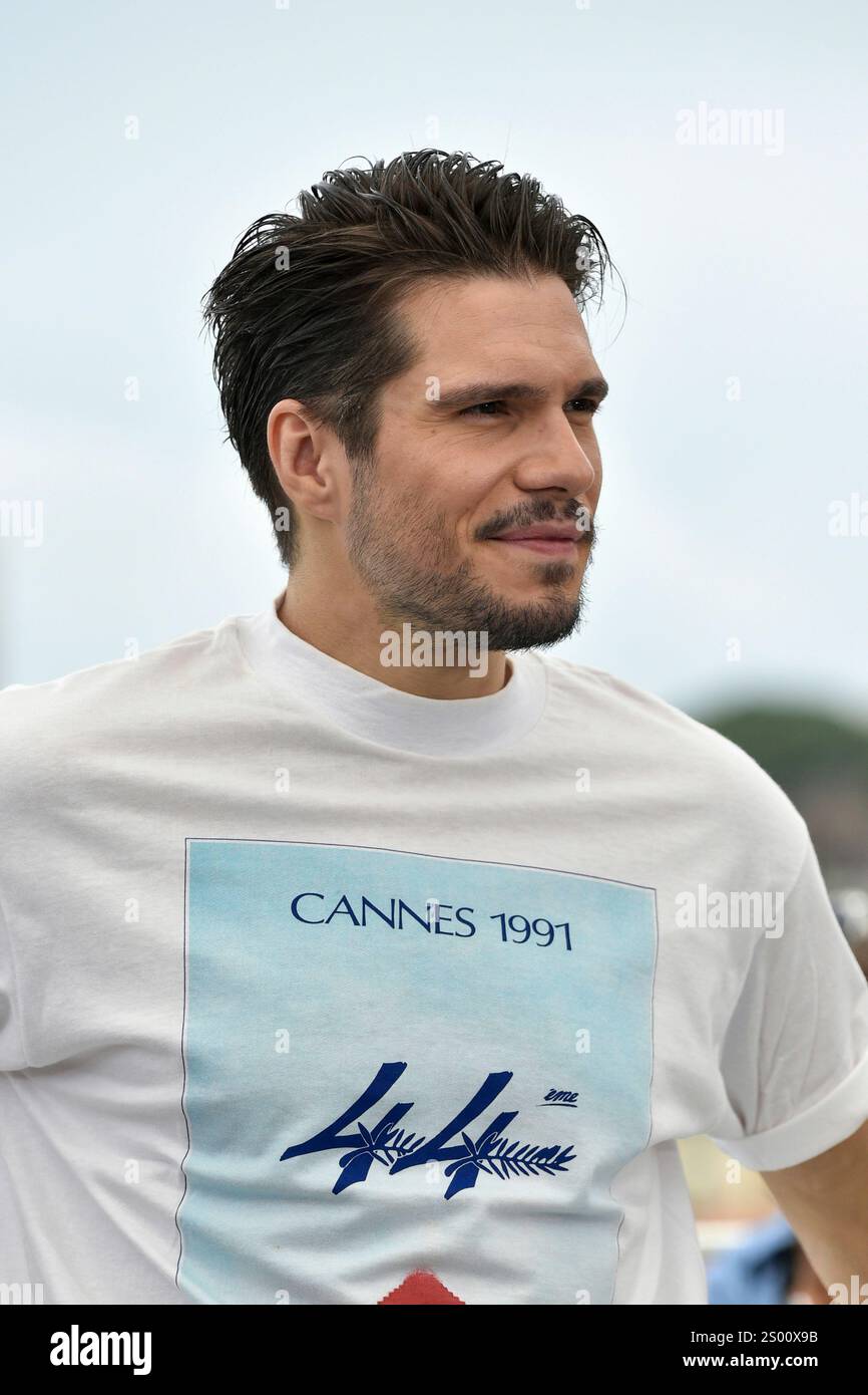 77th Cannes Film Festival, May 24, 2024: actor François Civil posing ...