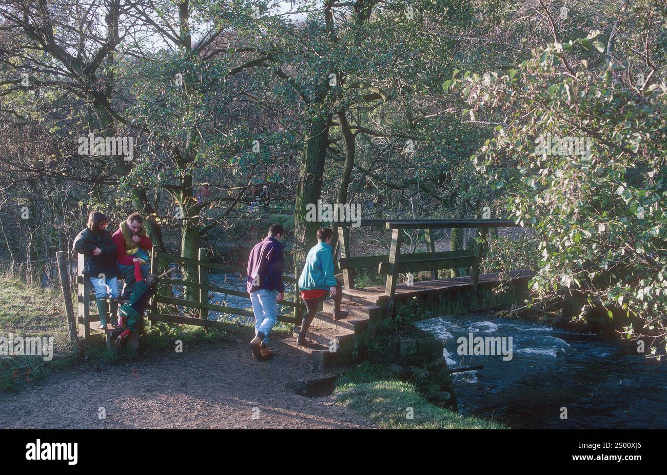 A sunshine Sunday in February finds families and other walkers ...