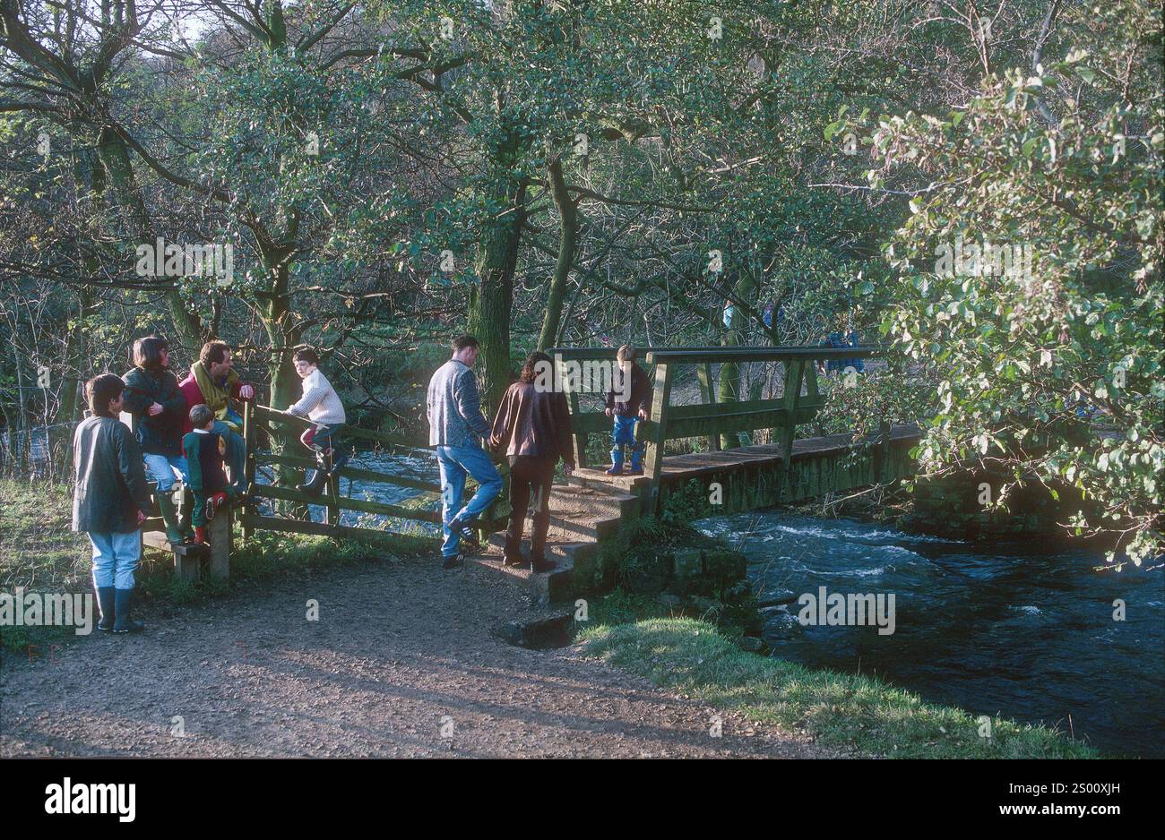 A sunshine Sunday in February finds families and other walkers ...