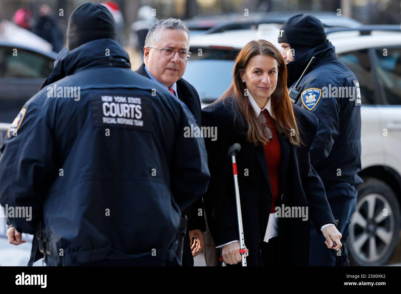 Karen Friedman Agnifilo, right, and Marc Agnifilo, attorneys for Luigi ...