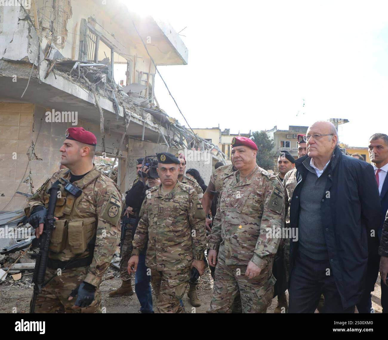 Lebanese Prime Minister Najib Mikati Visits southern Lebanon and meets ...