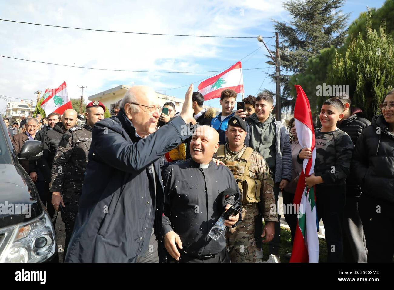 Lebanese Prime Minister Najib Mikati Visits southern Lebanon and meets ...