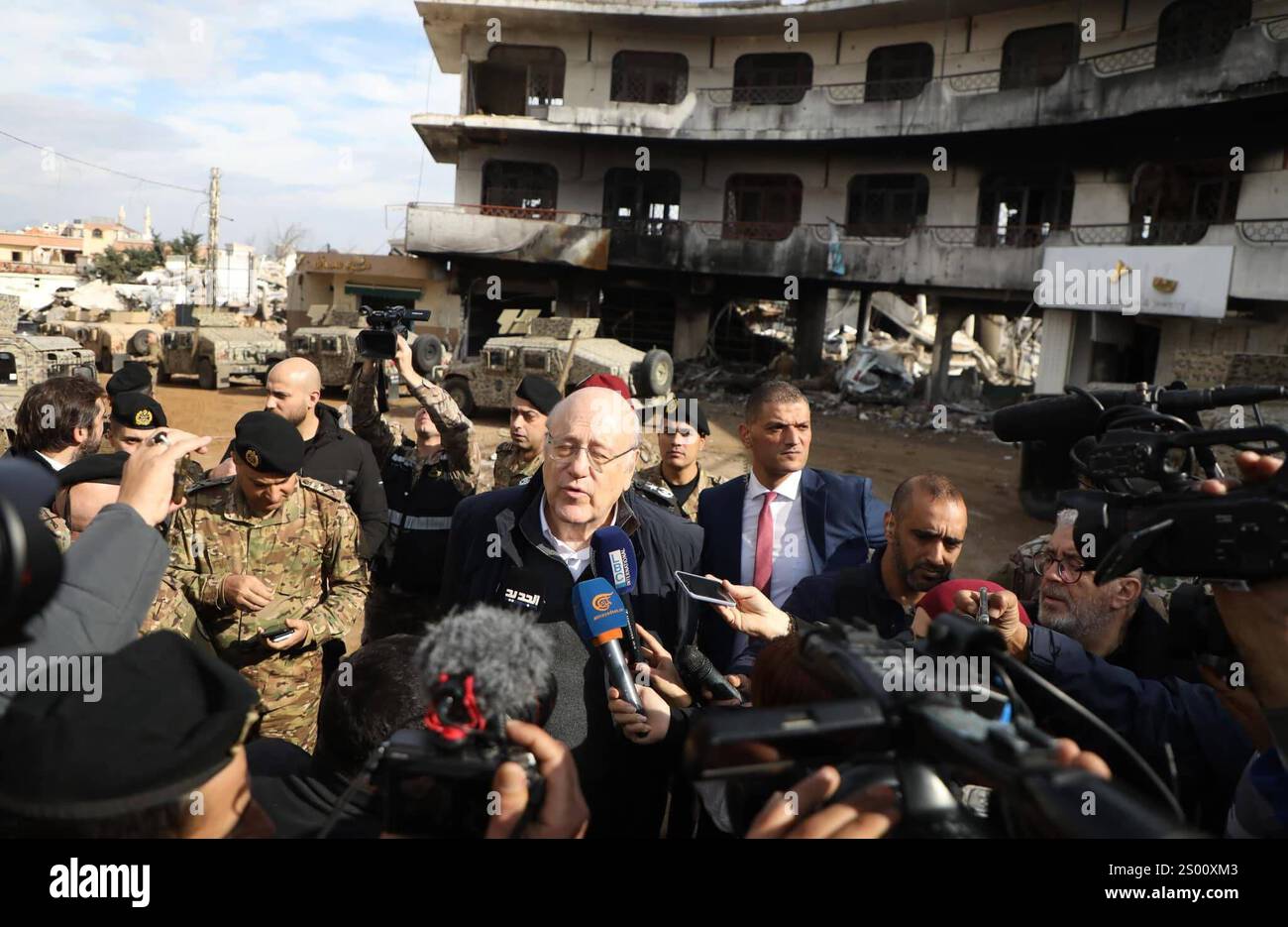 Lebanese Prime Minister Najib Mikati Visits southern Lebanon and meets ...