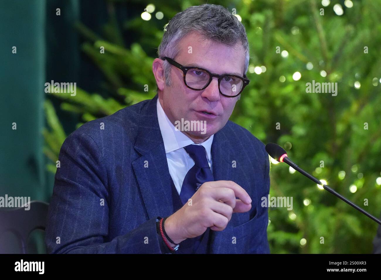 Tirana, Albania. 23rd Dec, 2024. Paolo Bellino, Edi Rama during the ...