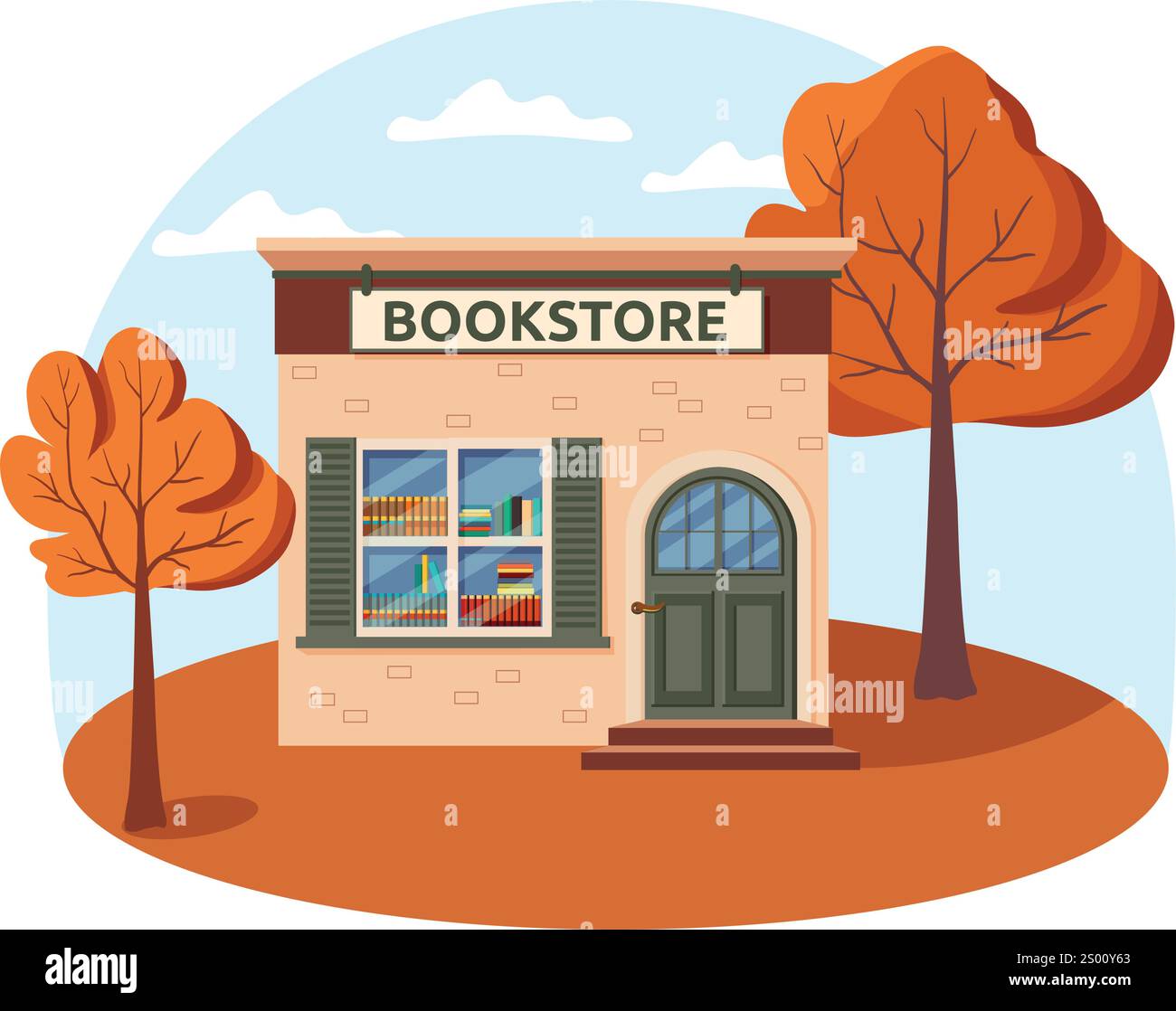 Landscape view autumn icon Cut Out Stock Images & Pictures - Alamy