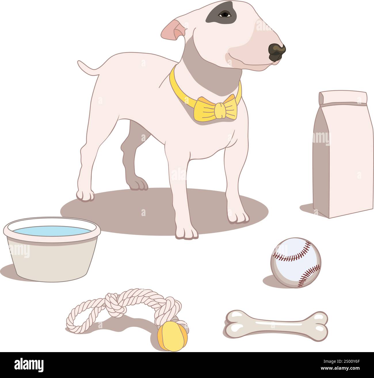 Dog supplies Stock Vector Images - Alamy