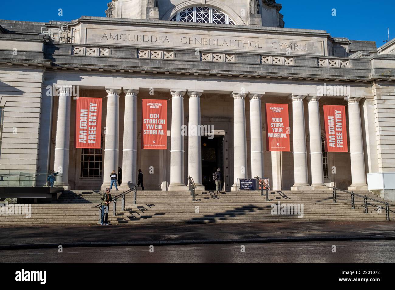 National Museum of Wales in Cardiff South Wales Stock Photo - Alamy