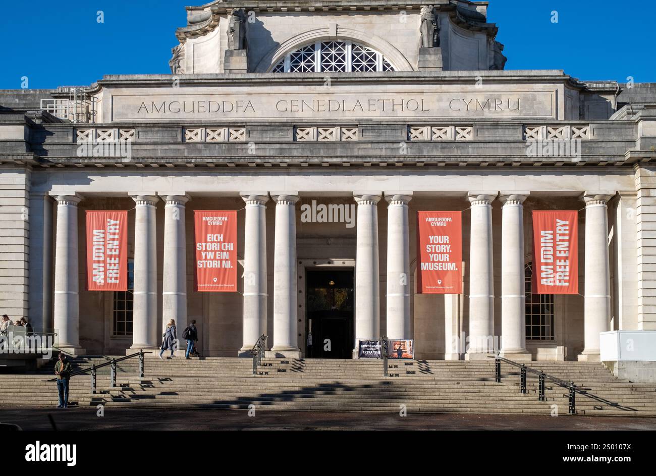 National Museum of Wales in Cardiff South Wales Stock Photo - Alamy