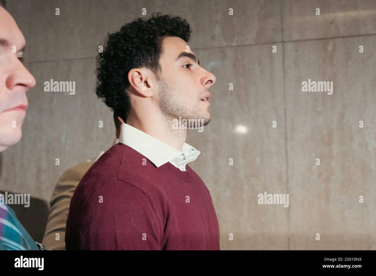 Luigi mangione eyebrows hi-res stock photography and images - Alamy