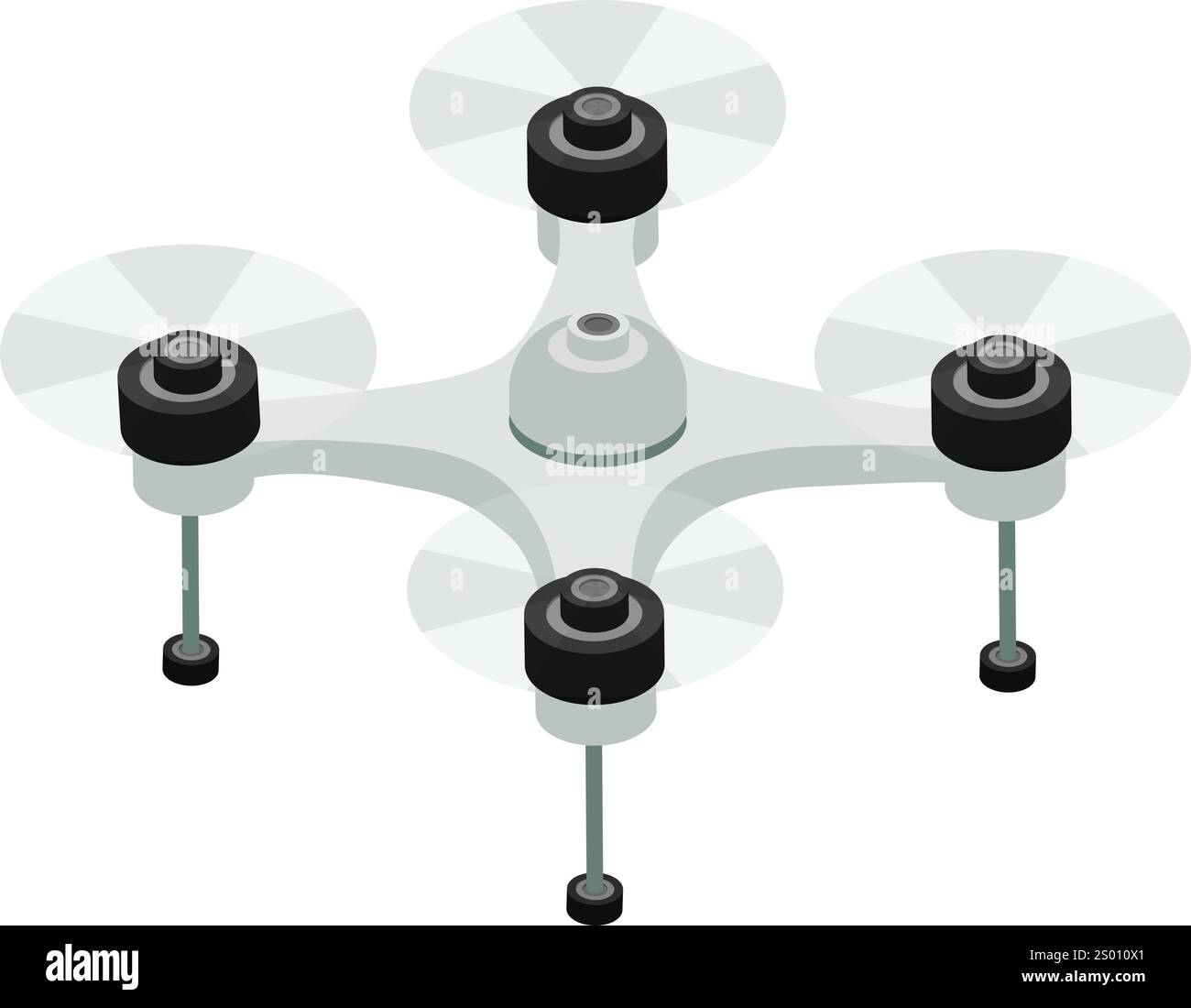 Flying drone, isometric vector illustration Stock Vector Image & Art ...