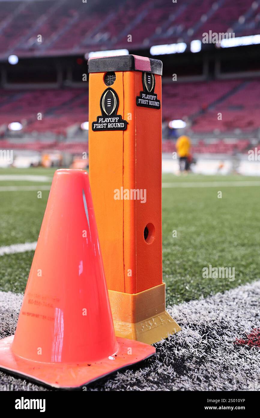 Ohio, USA. 21st Dec, 2024. December 21, 2024: Field goal pylon before ...