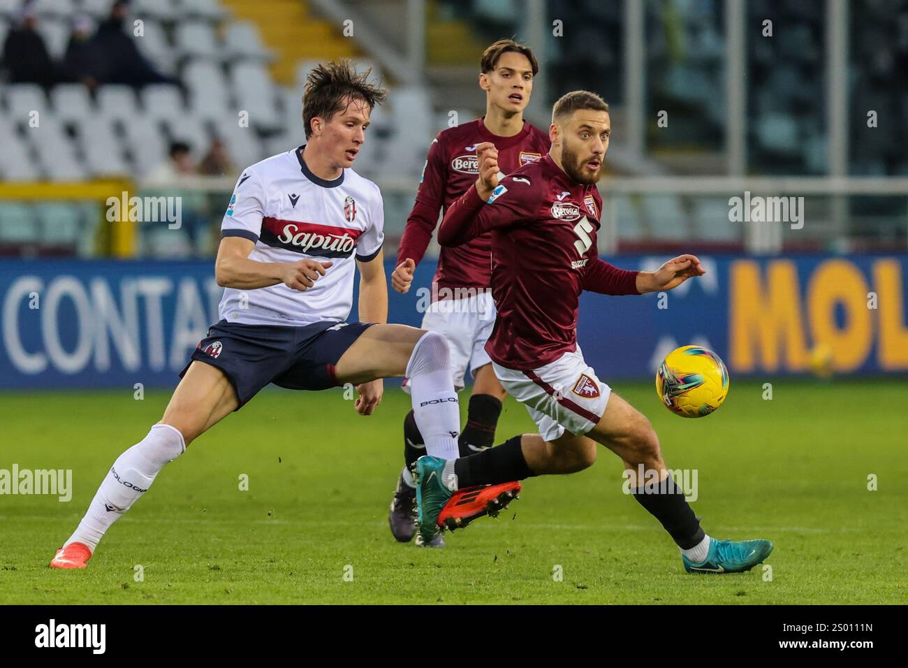 Torino’s Torino FC's Nikola Vlasic in action during the Serie A Enilive 2024/2025 soccer match ...