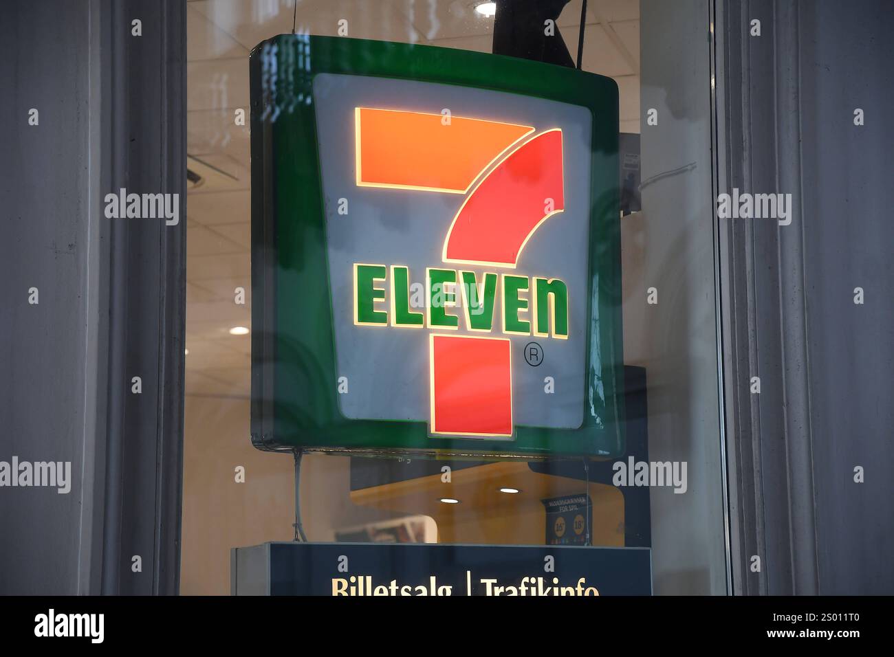 Copenhagen/ Denmark/24 JULY 2024/7eleven chain all over danish land ...