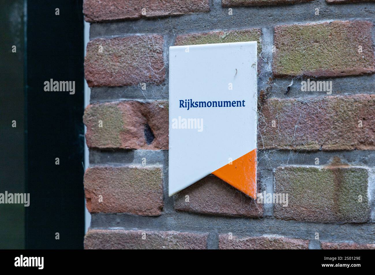 Vught, the Netherlands. 24 september 2024. Rijksmonument sign, in ...