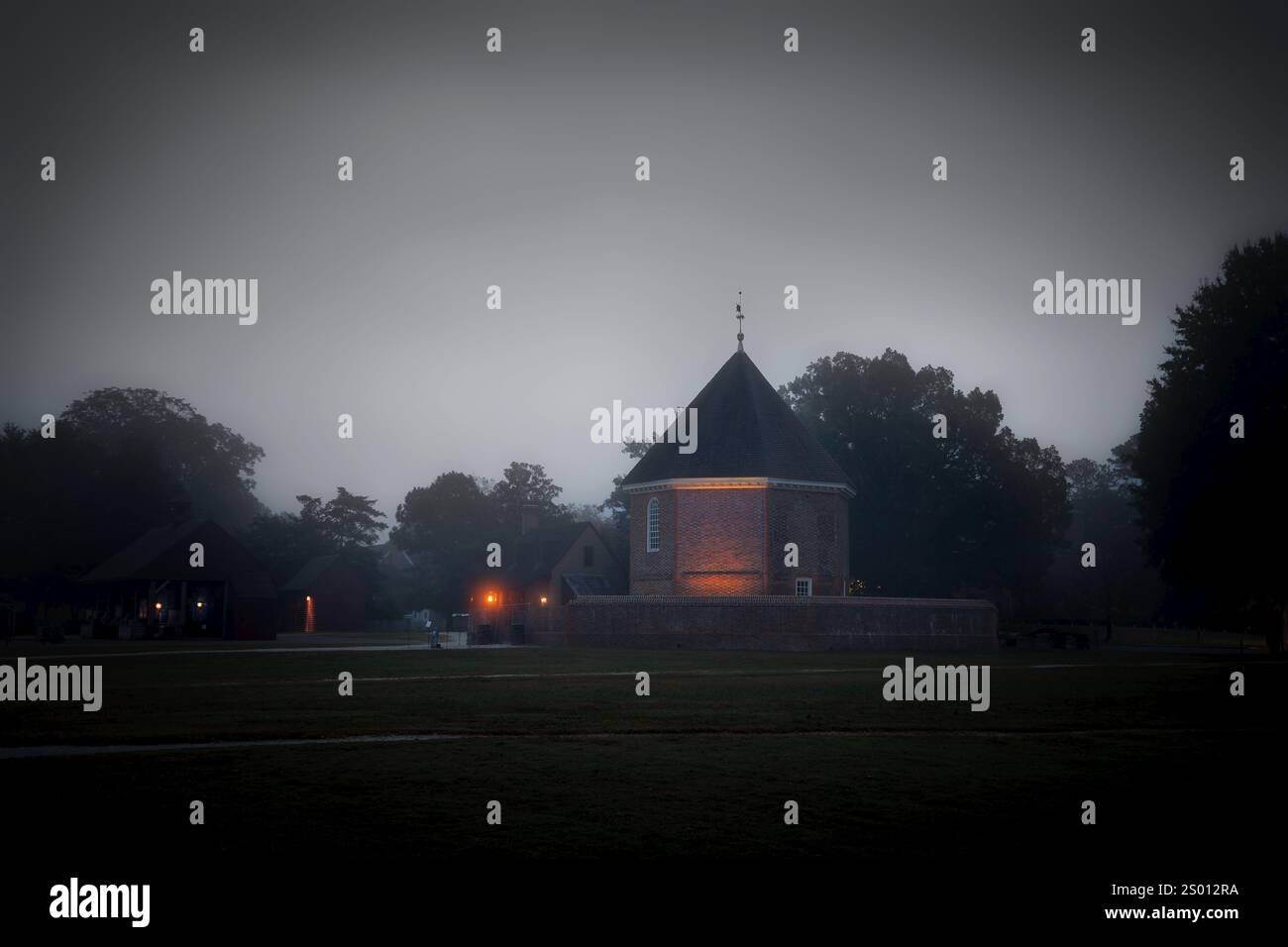 The powder magazine, built in 1715 still stands at Colonial ...