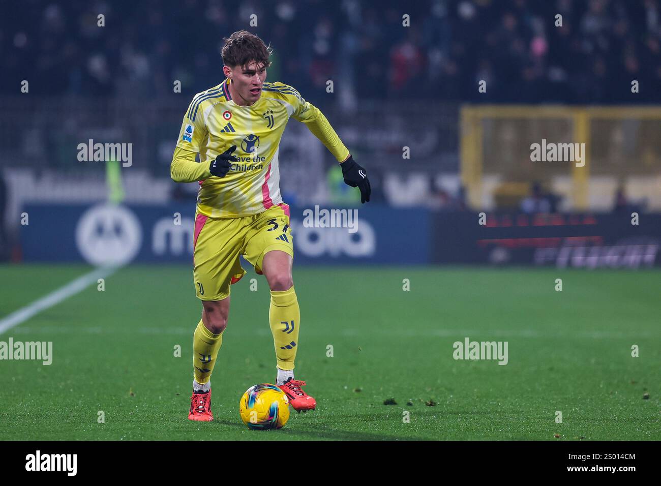Italien. 22nd Dec, 2024. Nicolo Savona of Juventus FC seen in action ...
