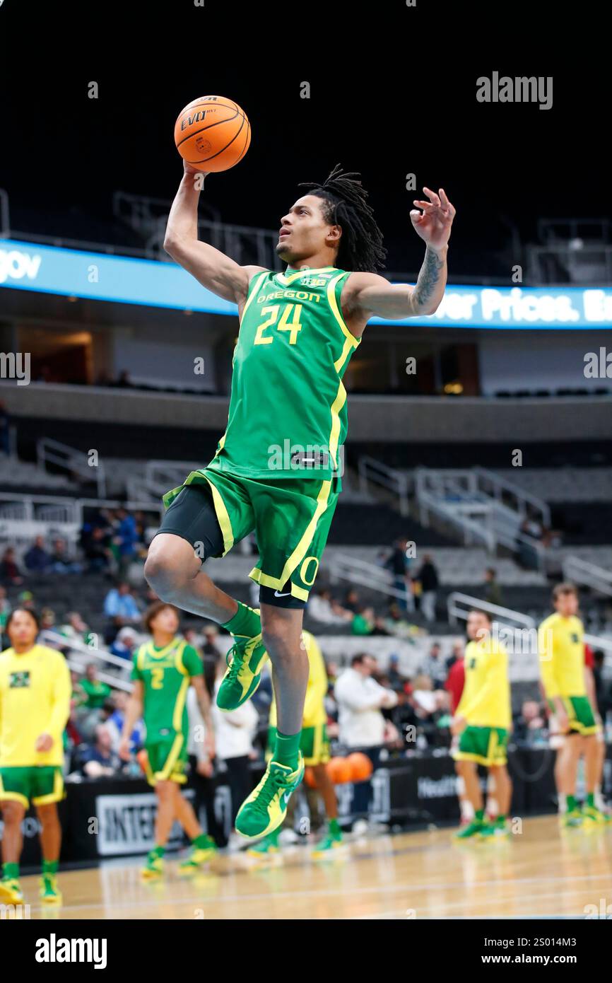 SAN JOSE, CA - DECEMBER 21: Oregon Ducks guard Jamari Phillips (24 ...