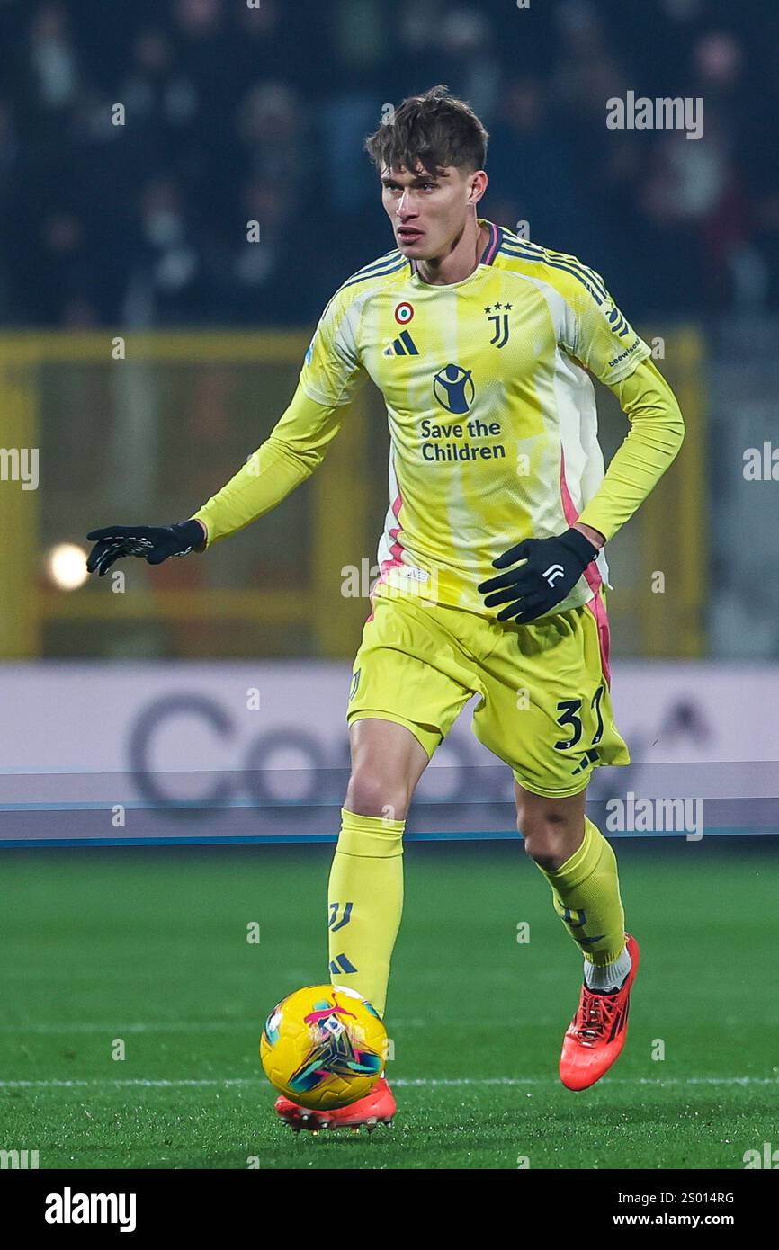 Italien. 22nd Dec, 2024. Nicolo Savona of Juventus FC seen in action ...