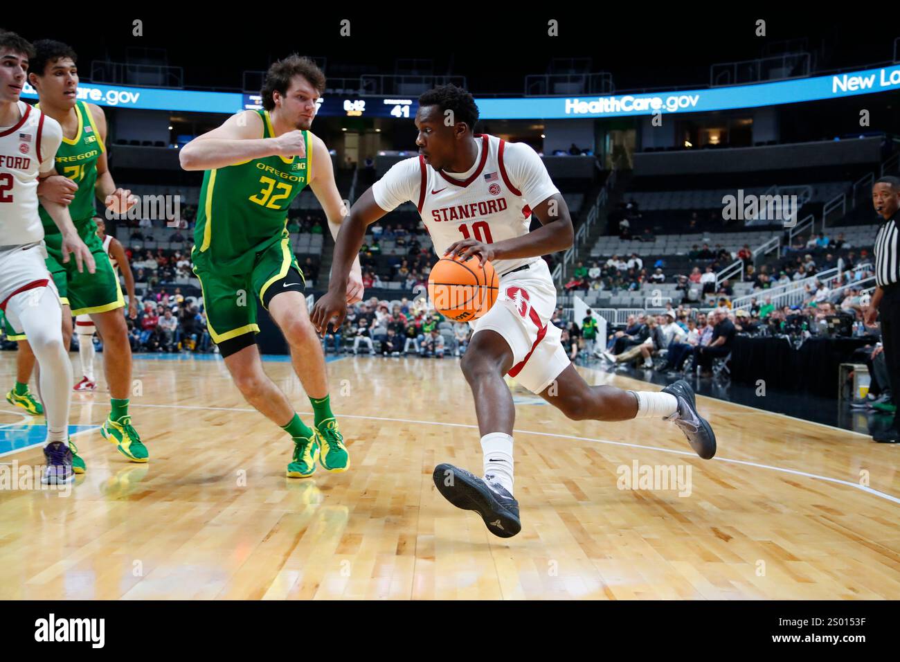 SAN JOSE, CA - DECEMBER 21: Stanford Cardinal forward Chisom Okpara (10 ...