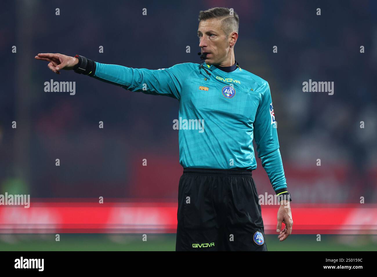 Monza, Italy. 22nd Dec, 2024. Davide Massa, official referee, gestures ...