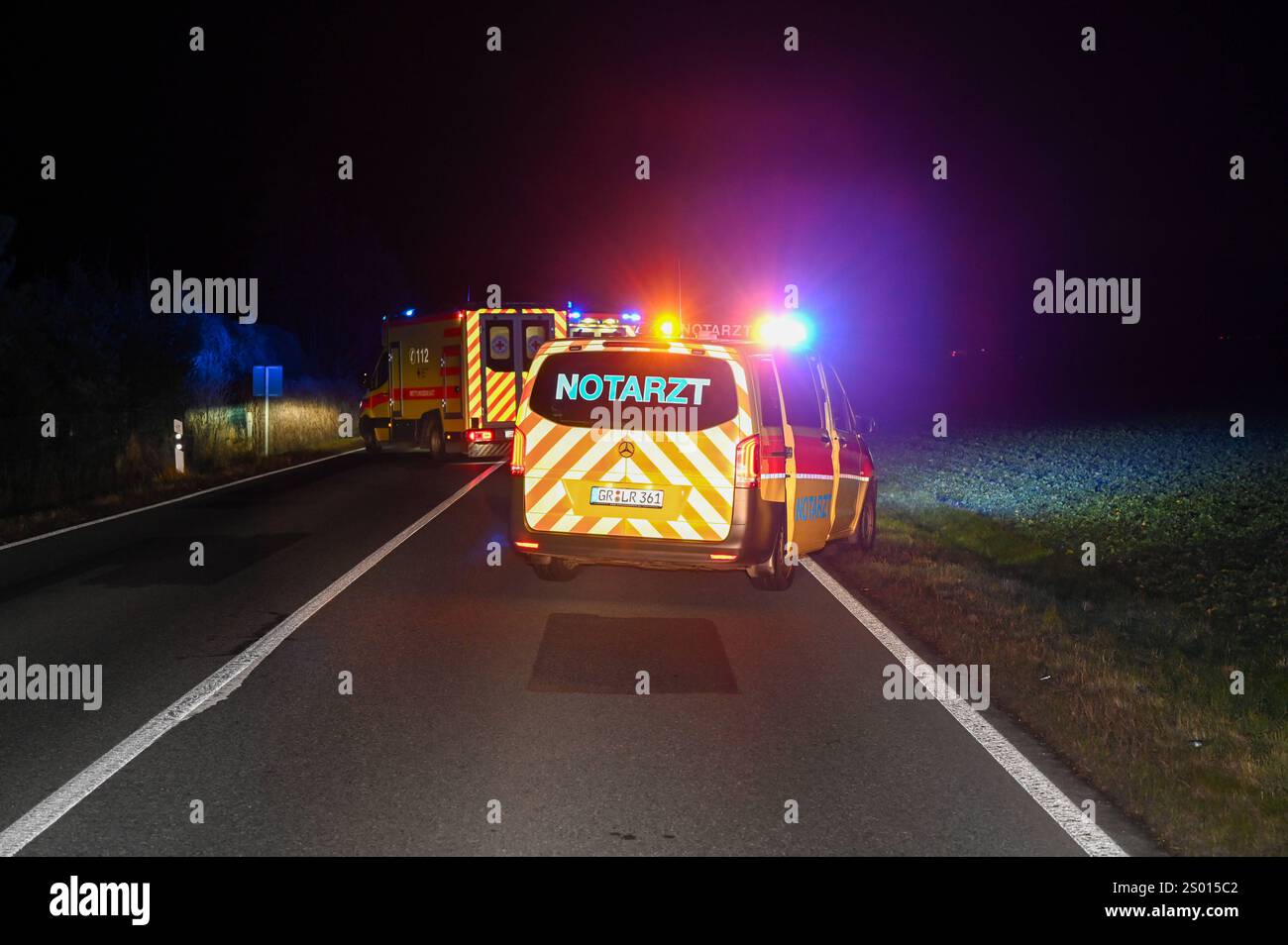 Löbau - Drei PKW kollidieren auf Bundesstraße miteinander 18.12.2024 ...
