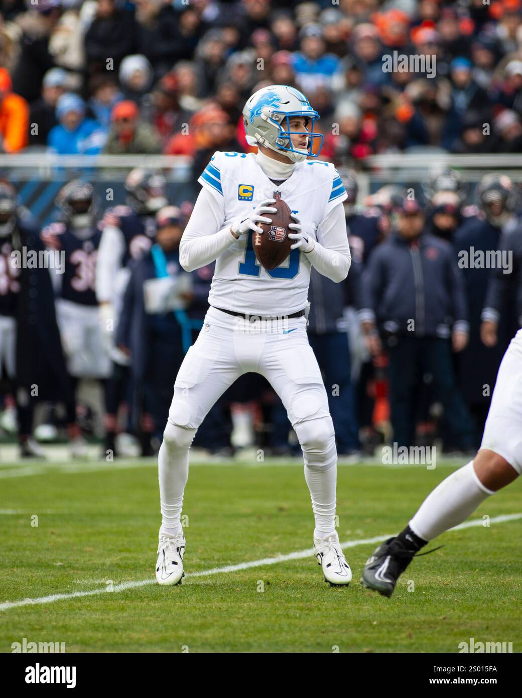 Detroit Lions quarterback Jared Goff (16) in action during an NFL ...