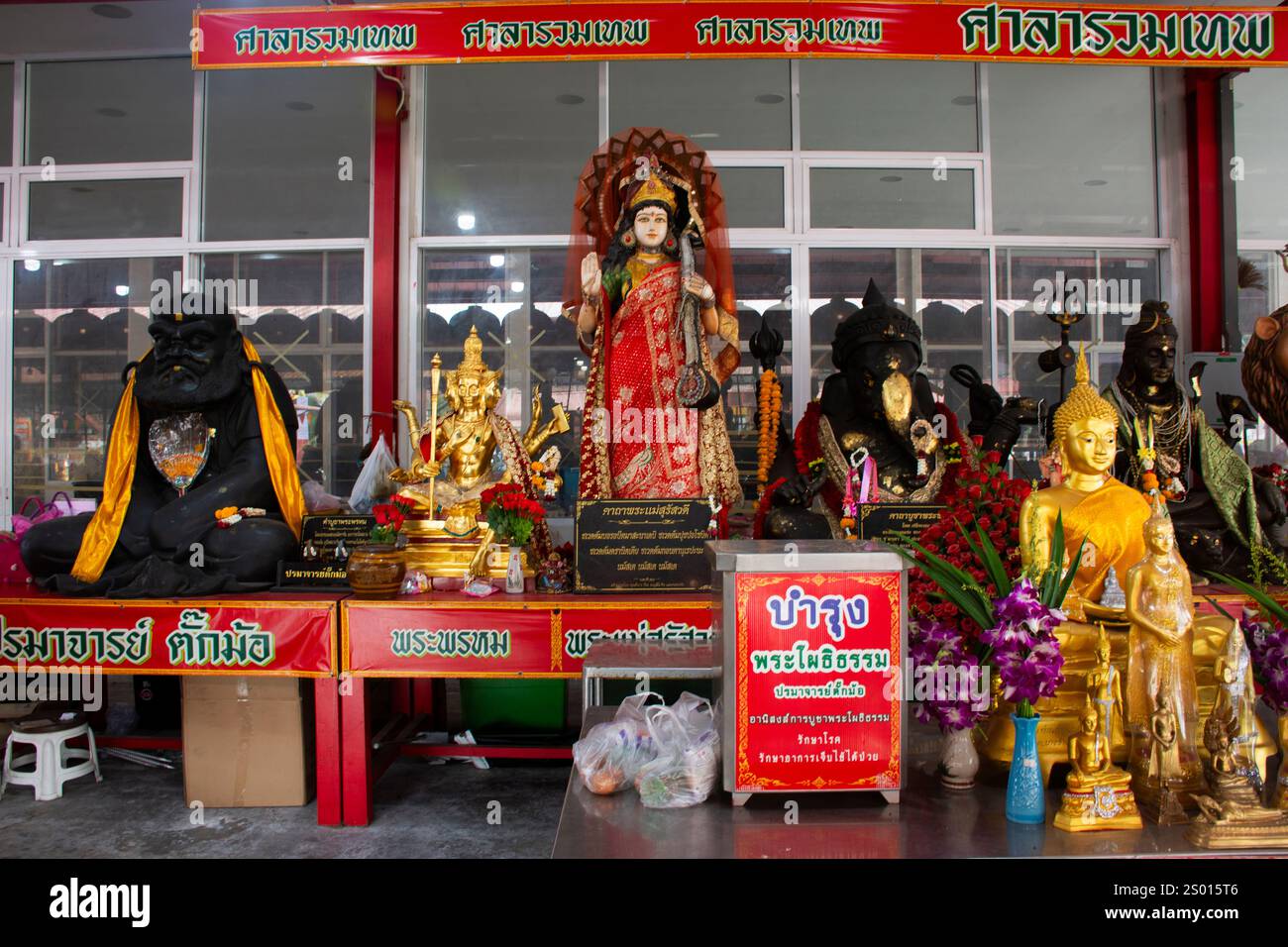 Ancient buddha and antique hindu goddess god holy deity myth angel for ...