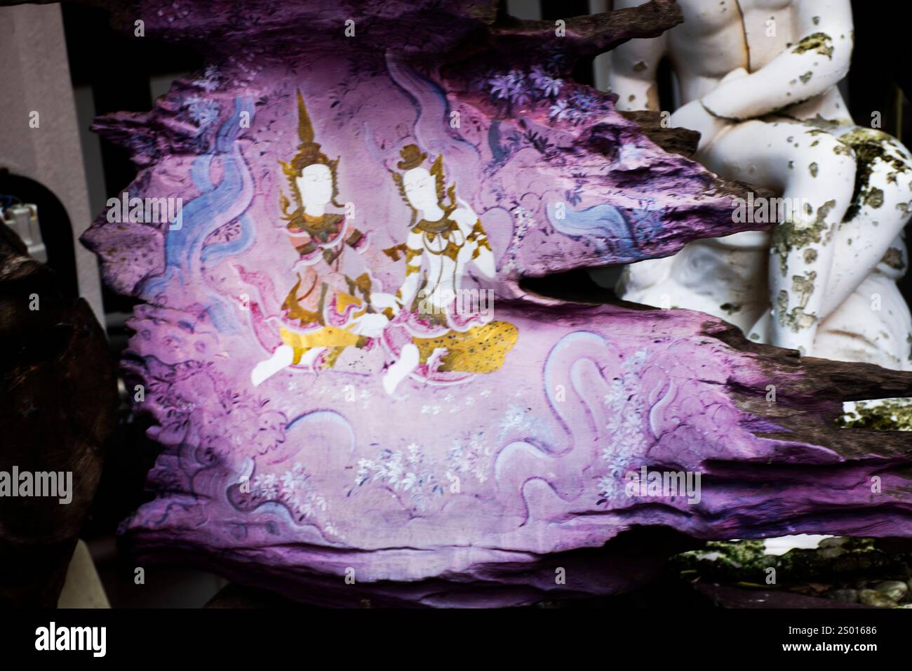 Architecture ancient design of frescoes mural painting drawing angel ...