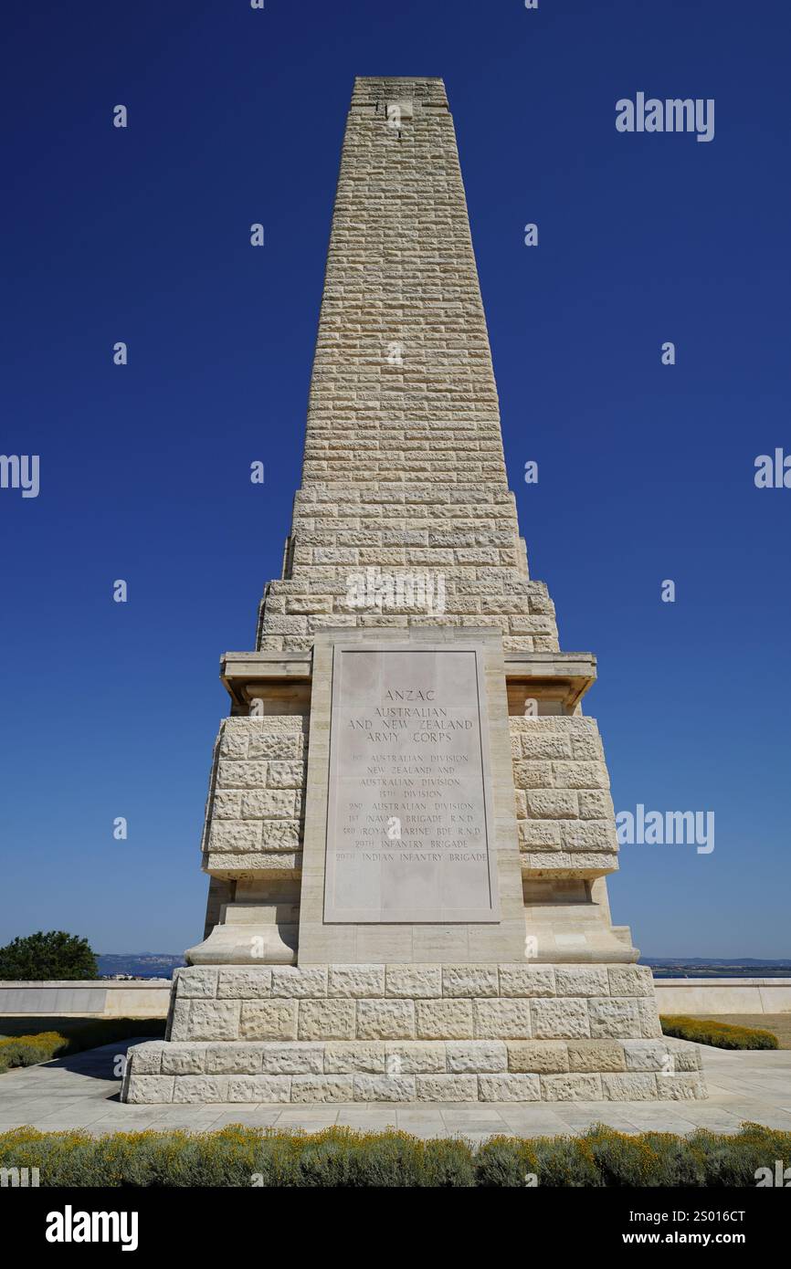 Cape Helles Memorial in Gallipoli, Canakkale City, Turkiye Stock Photo ...