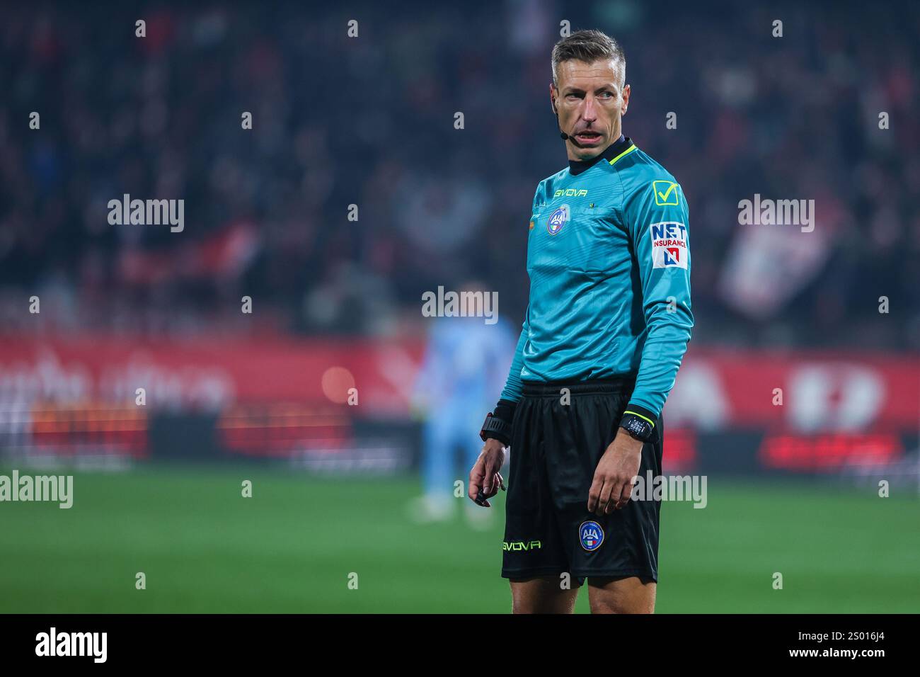Monza, Italy. 22nd Dec, 2024. Referee Davide Massa looks on during ...