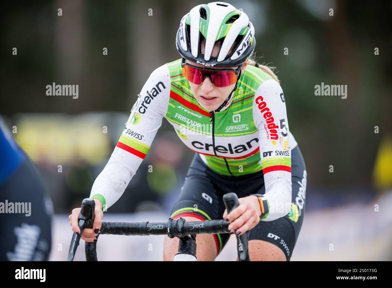 Dutch Inge van der Heijden pictured in action during the women's elite ...
