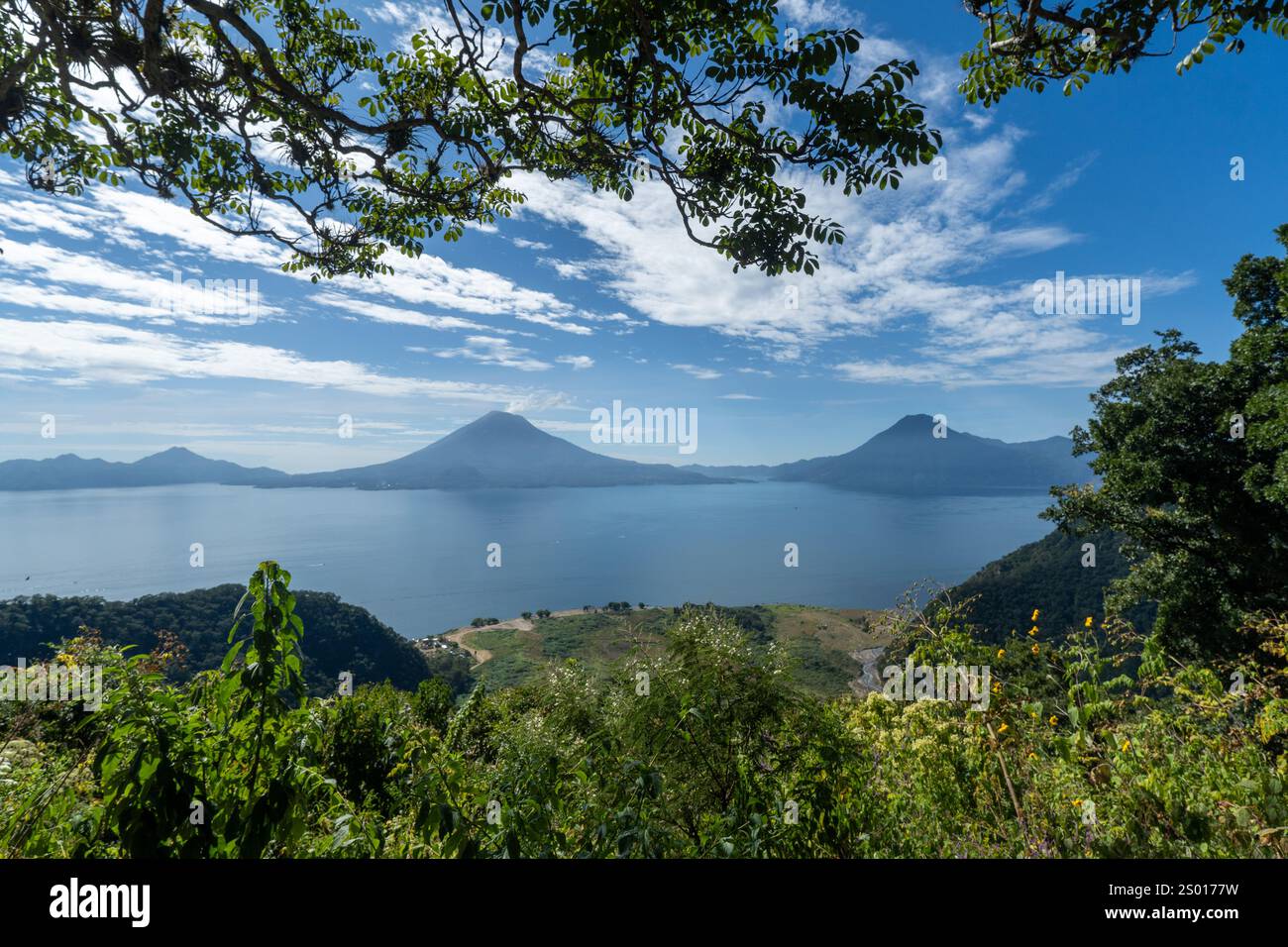 Viewpoint at Lake Atitlan, Guatemala Stock Photo - Alamy