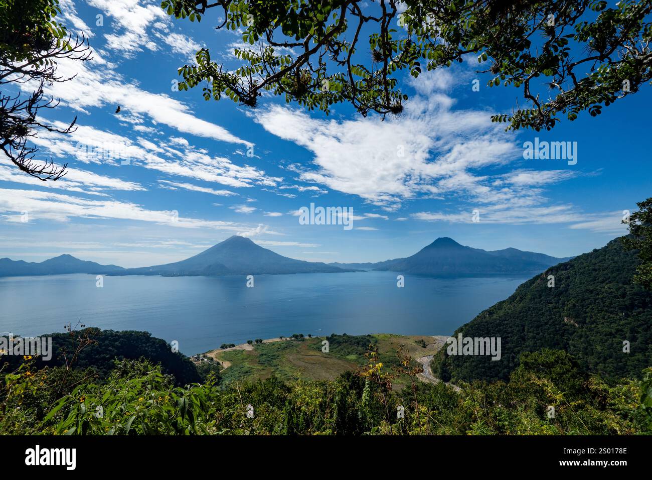 Viewpoint at Lake Atitlan, Guatemala Stock Photo - Alamy