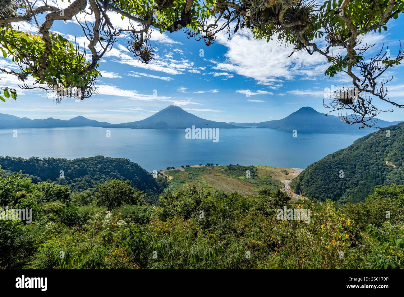 Viewpoint at Lake Atitlan, Guatemala Stock Photo - Alamy
