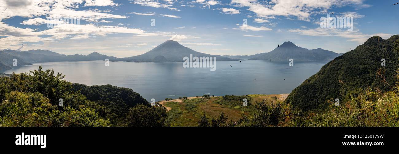 Viewpoint at Lake Atitlan, Guatemala Stock Photo - Alamy