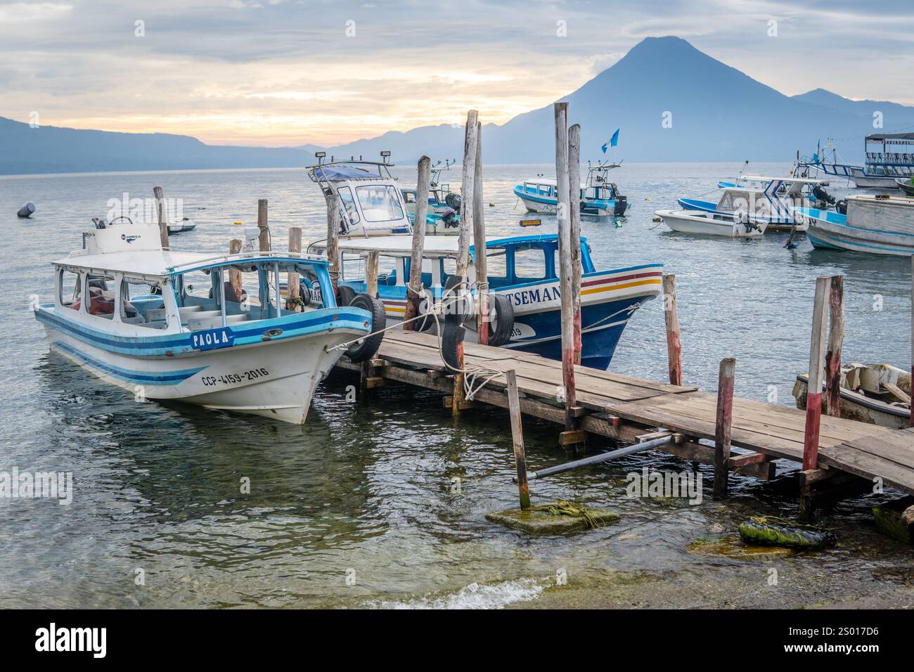 Panajachel, Lake Atitlan, Guatemala Stock Photo - Alamy