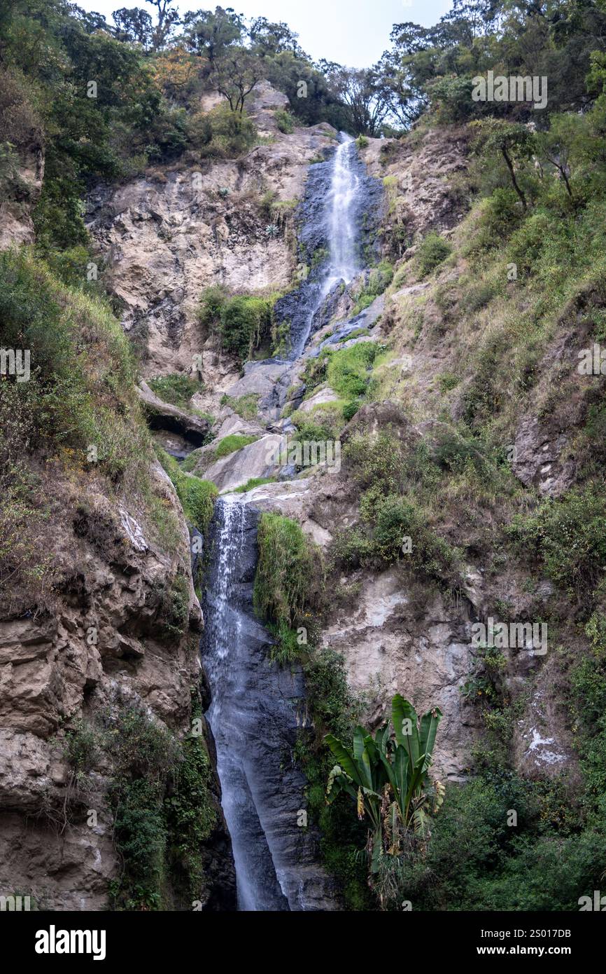 Waterfall at Atitlan, Guatemala Stock Photo - Alamy