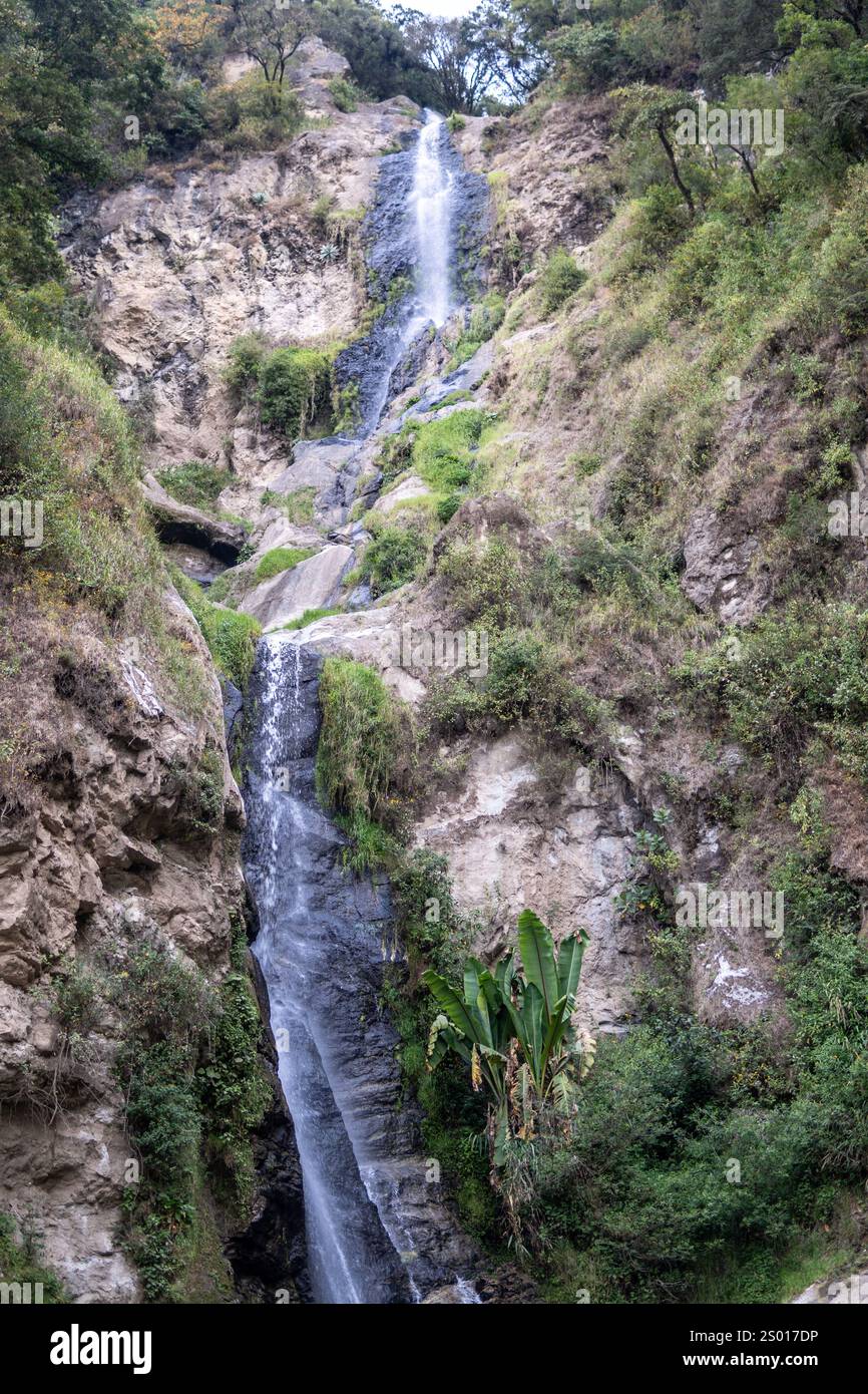 Waterfall at Atitlan, Guatemala Stock Photo - Alamy
