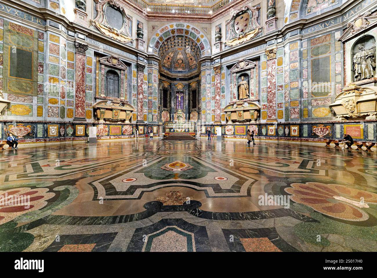 Florence Tuscany Italy. Cappelle Medicee (Medici Chapels). Cappella dei Principi Stock Photo - Alamy