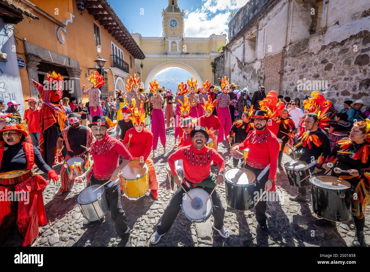 Festival for the Burning of the Devil, Antigua Guatemala ( La Quema del ...