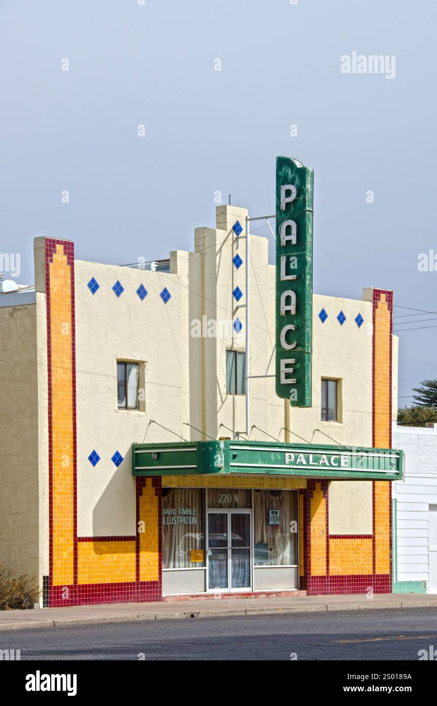 The Palace Theater in Marfa, Texas is a great example of Art Deco ...