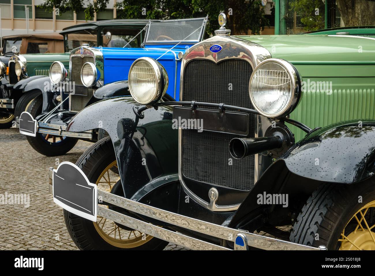 Lisbon, Portugal - Oct 15, 2023: Front view of Ford Model A or A-Model ...