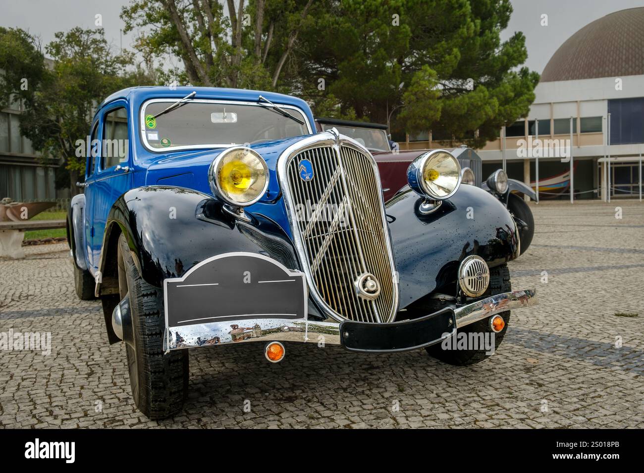 Lisbon, Portugal - Oct 15, 2023: Famous classic Citroen Traction Avant ...