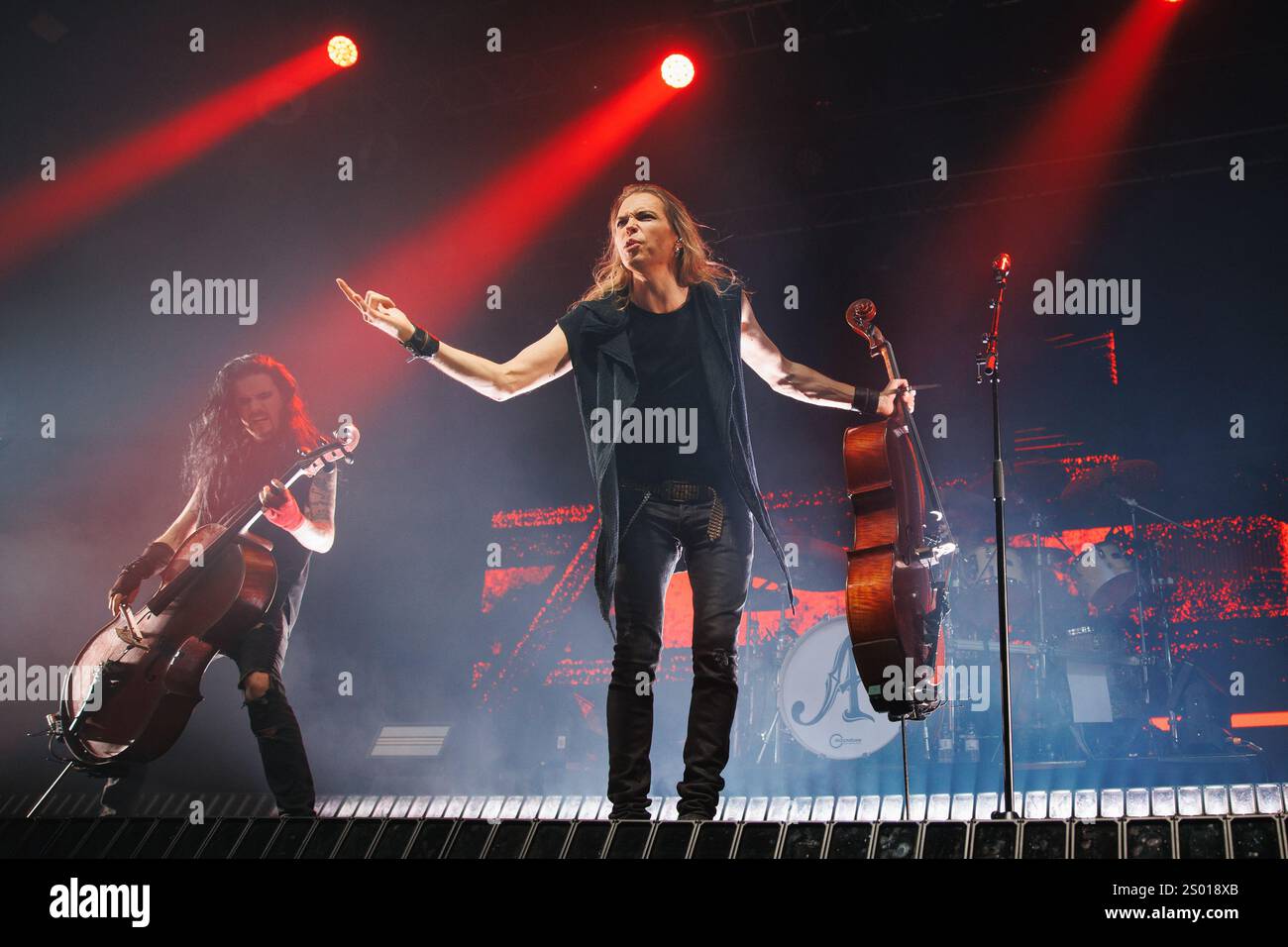 Barcelona, Spain. 19th November, 2024. Apocalyptica (symphonic metal ...