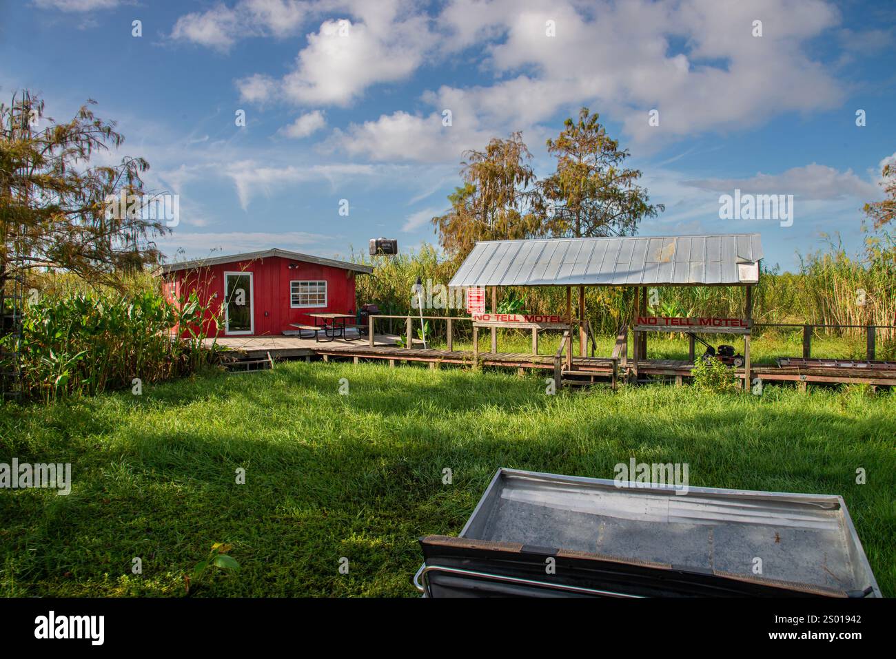 The No Tell Motel, a fishing shack in the middle of the Florida ...
